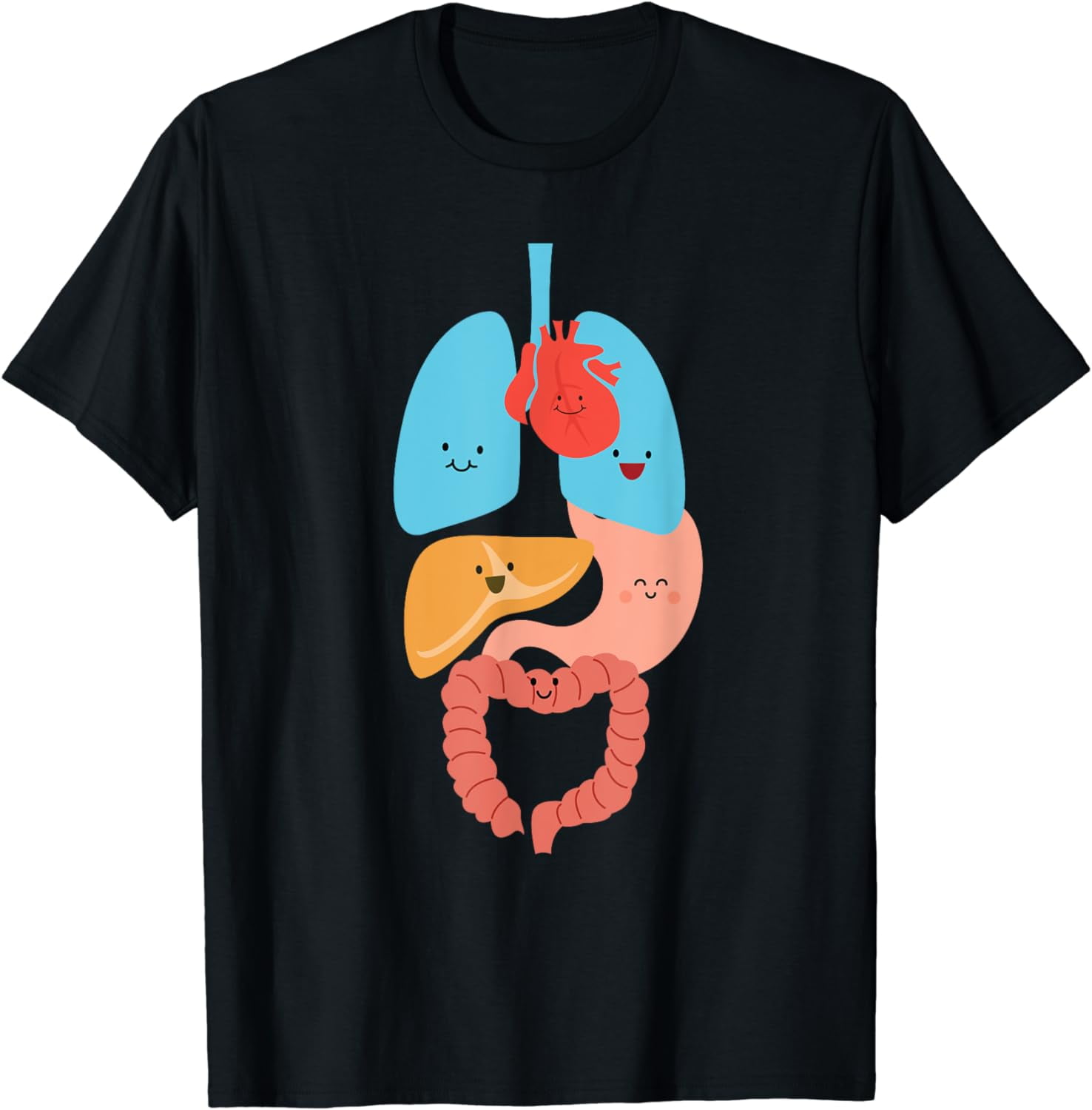 Cool Body Anatomy Costume Funny Organ T-Shirt - Walmart.com