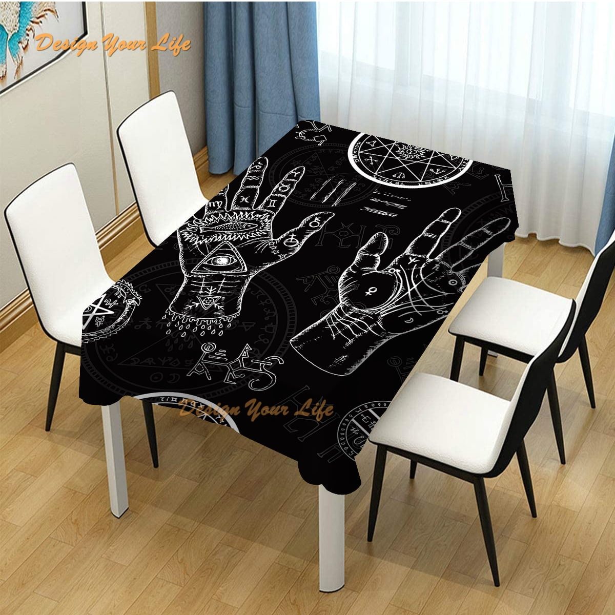 Cool Boho Palmistry Hand Mysterious Bohemian Tribal Home r Party Dining ...