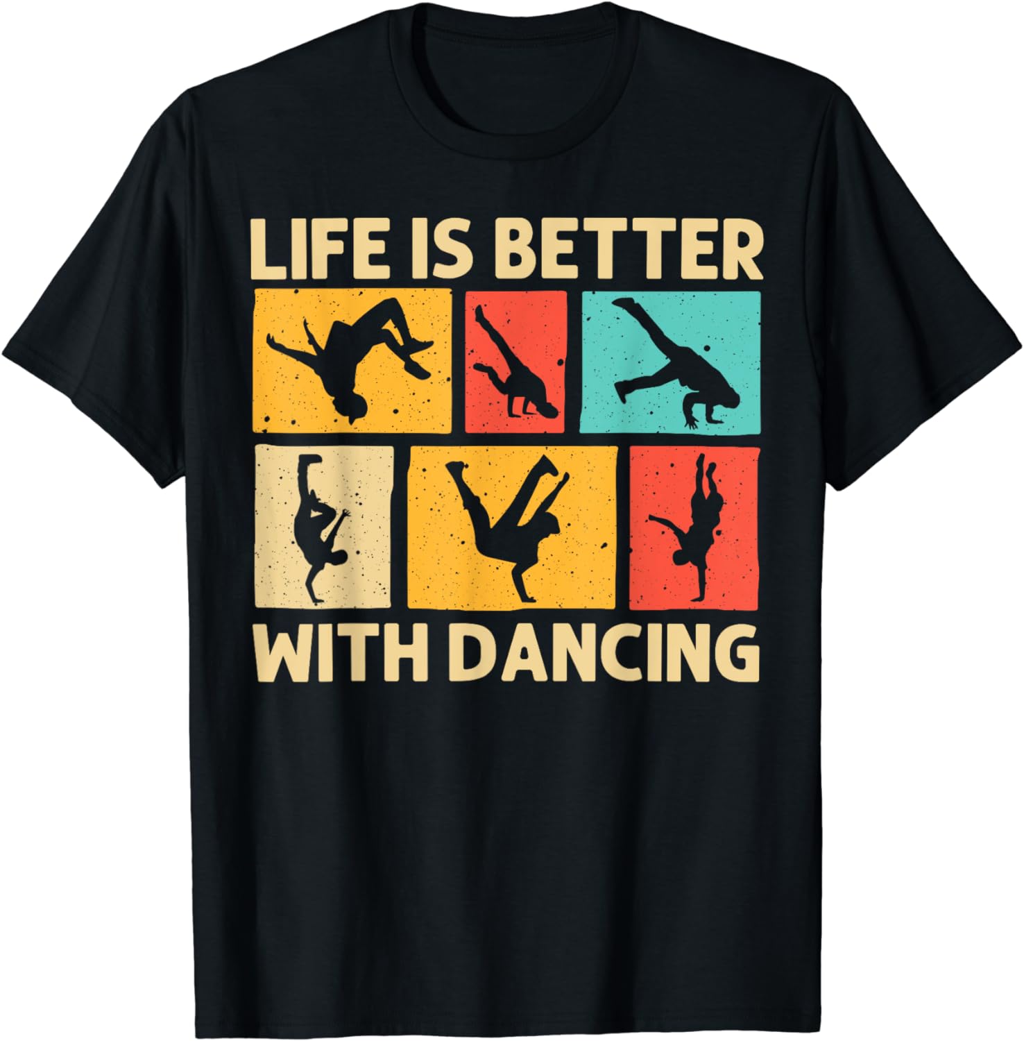 Cool Breakdancing For Men Women Hip Hop Dance Break Dancing T-Shirt ...