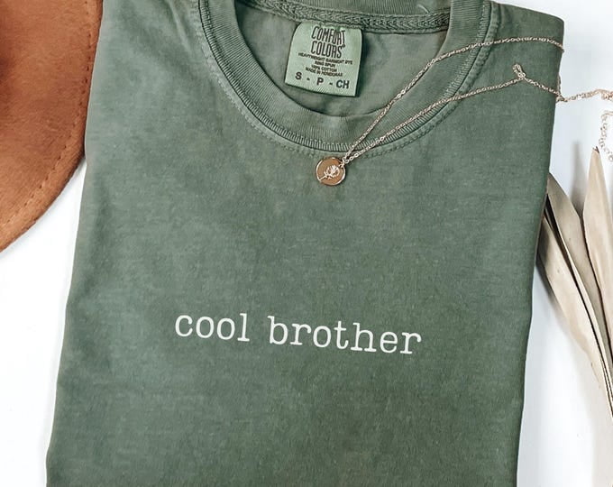Cool Brother Shirt, Cool Brothers Club Shirt, Brother Birthday , Best ...