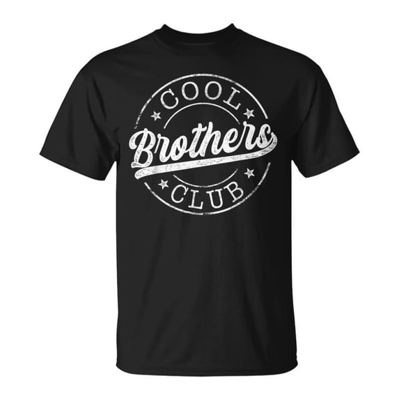 Cool Brothers Club Emblem Best Brother TShirt - Walmart.com