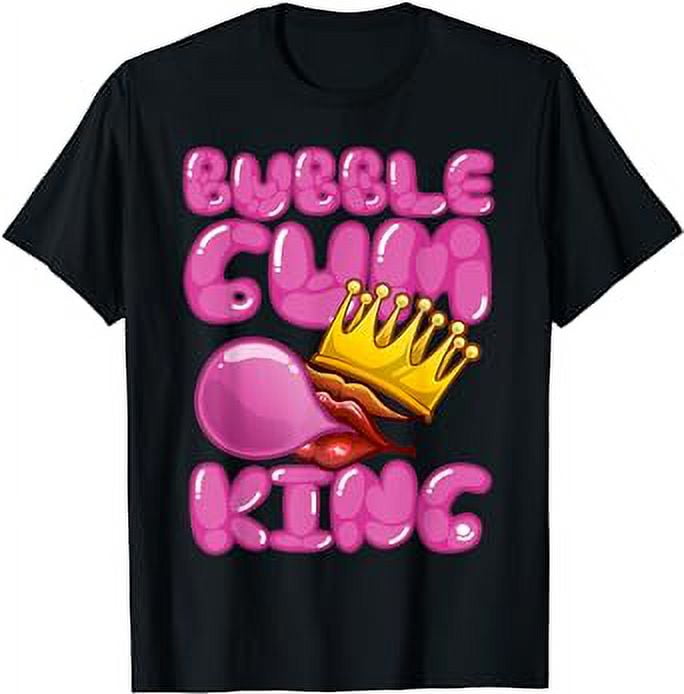 Cool Bubble Gum Design For Men Boys Bubble Gum Candy Lover T-Shirt ...