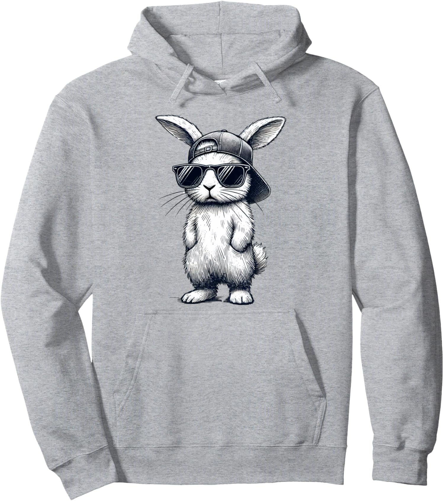 Cool Bunny Face With Sunglasses - Funny Easter Day Apparel for Spring ...