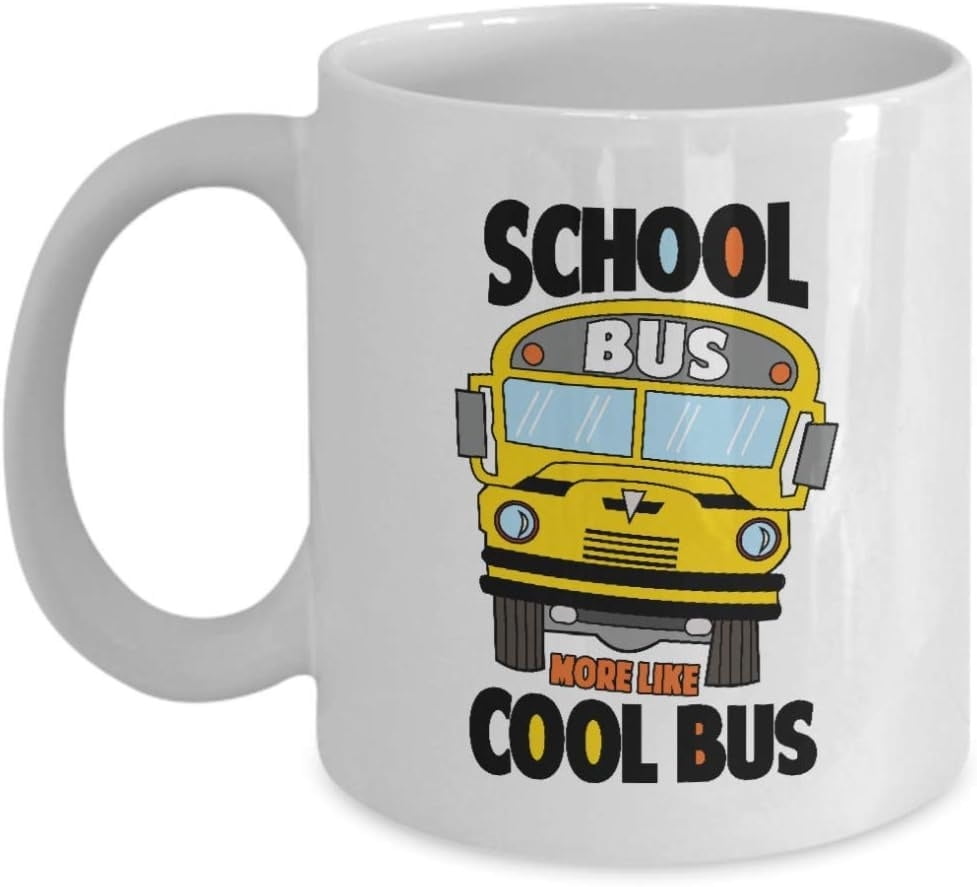 Cool Bus Pun Mug, Gift for School Bus Drivers, 11oz - Walmart.com