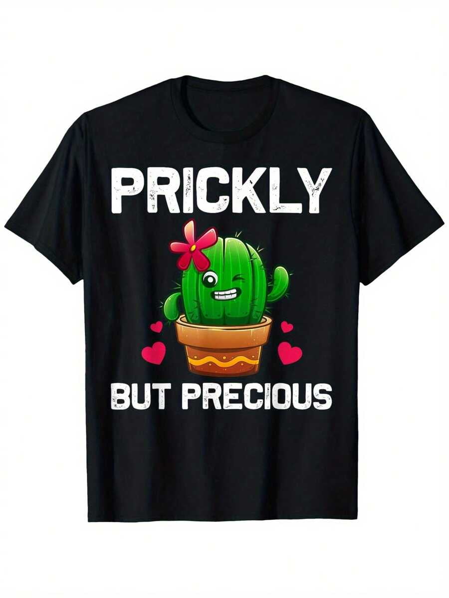 Cool Cactus Art For Men Women Succulent Gardener Plant Lover T-Shirt ...