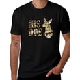 Cool Camo Buck Design His Doe Text Men's T-Shirt - Breathable Everyday ...