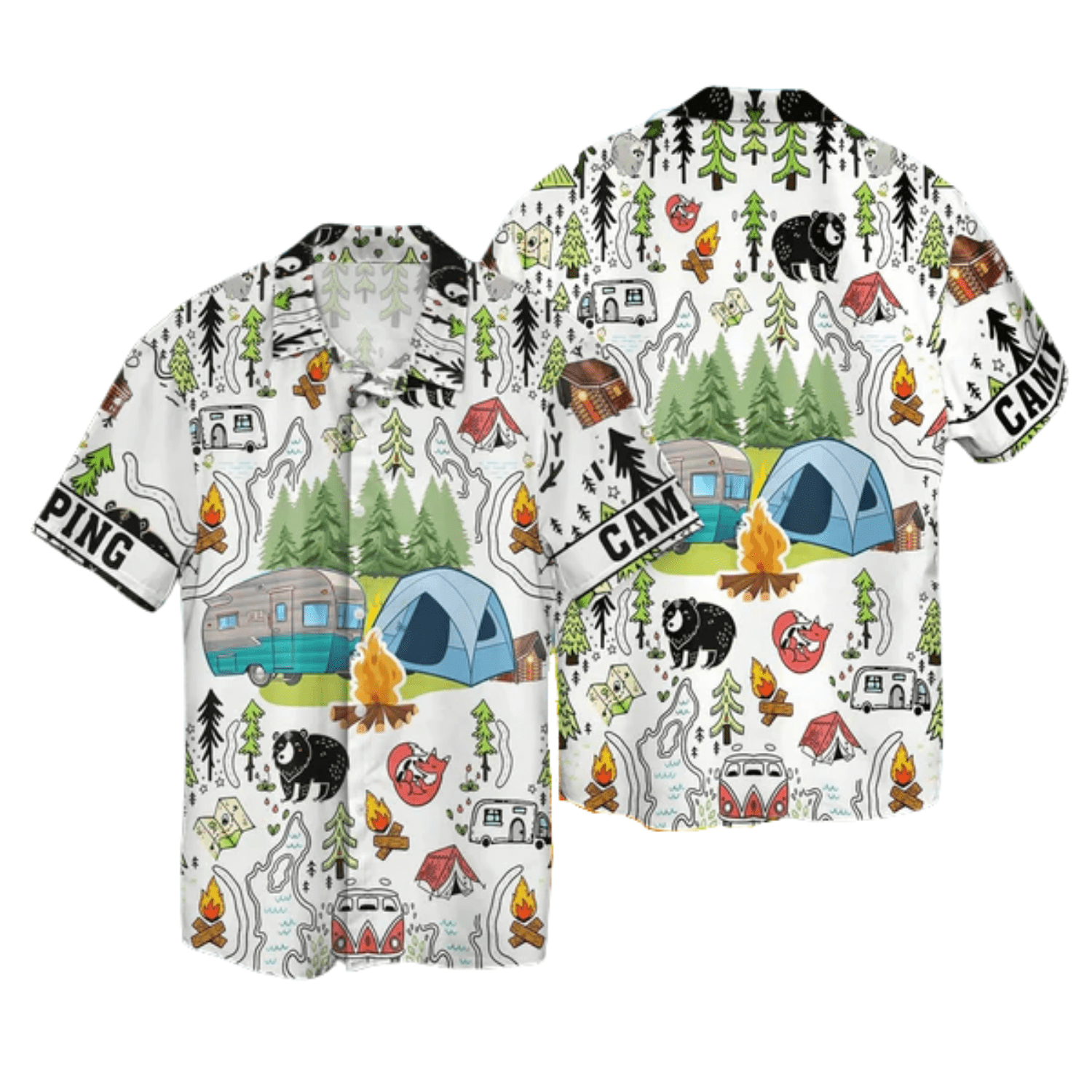 Cool Camping an Shirt, Camp Aloha Beach Shirt, Camping an Shirts ...