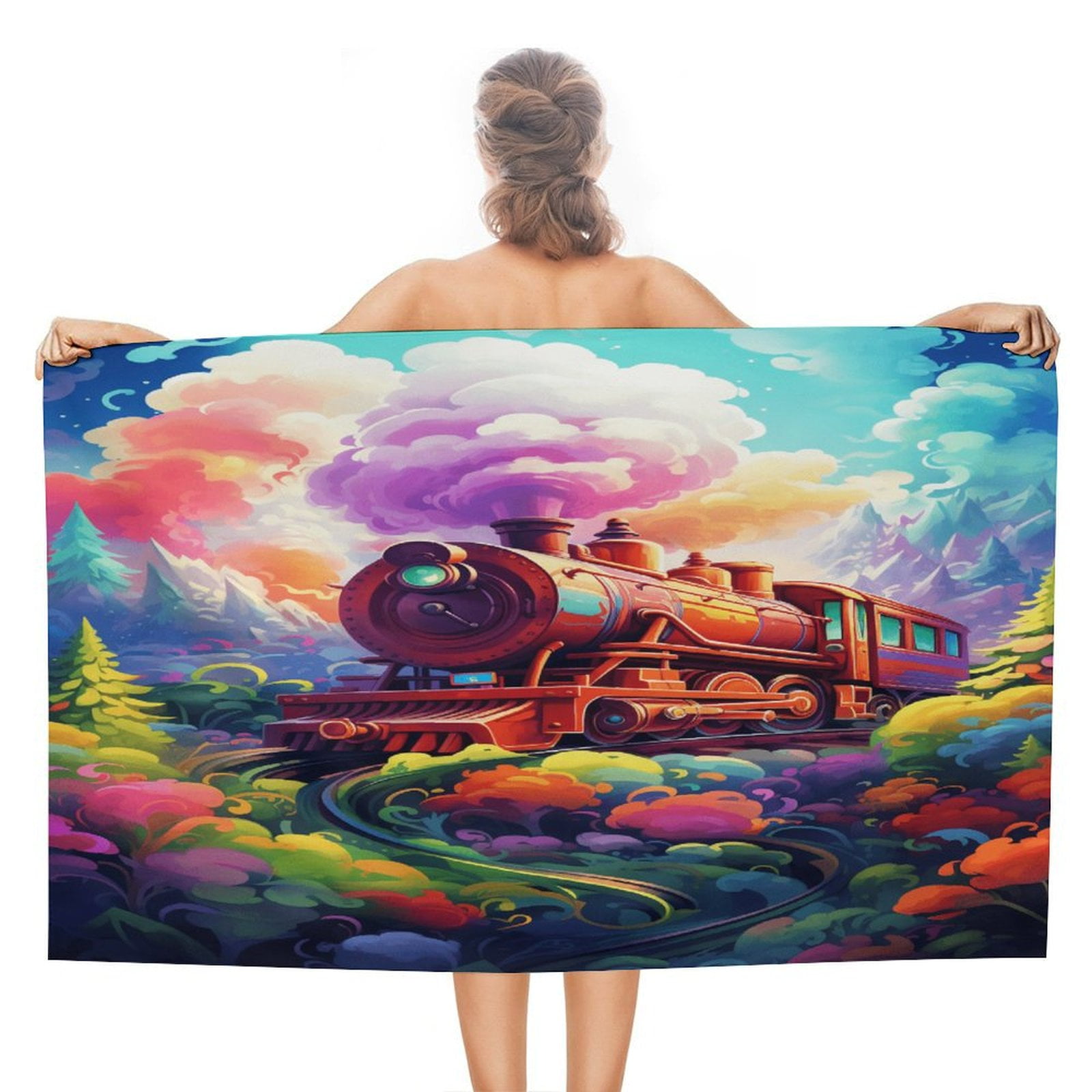 Cool Car Beach Towel Color Pool Beach Towel Outside Birthday Gift ...