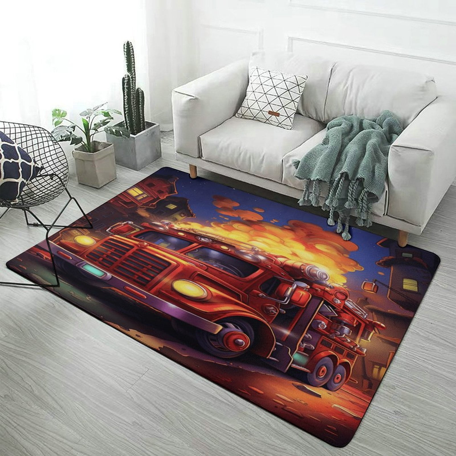 Cool Car Carpet for Living Room Luxury Home Rations Sofa Coffee Table ...
