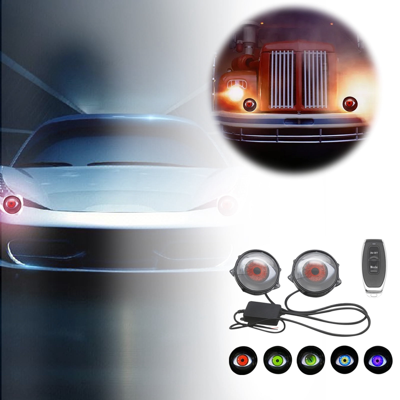 Cool Car Eye Light LED - High - Visibility, Stylish & Easy - to ...