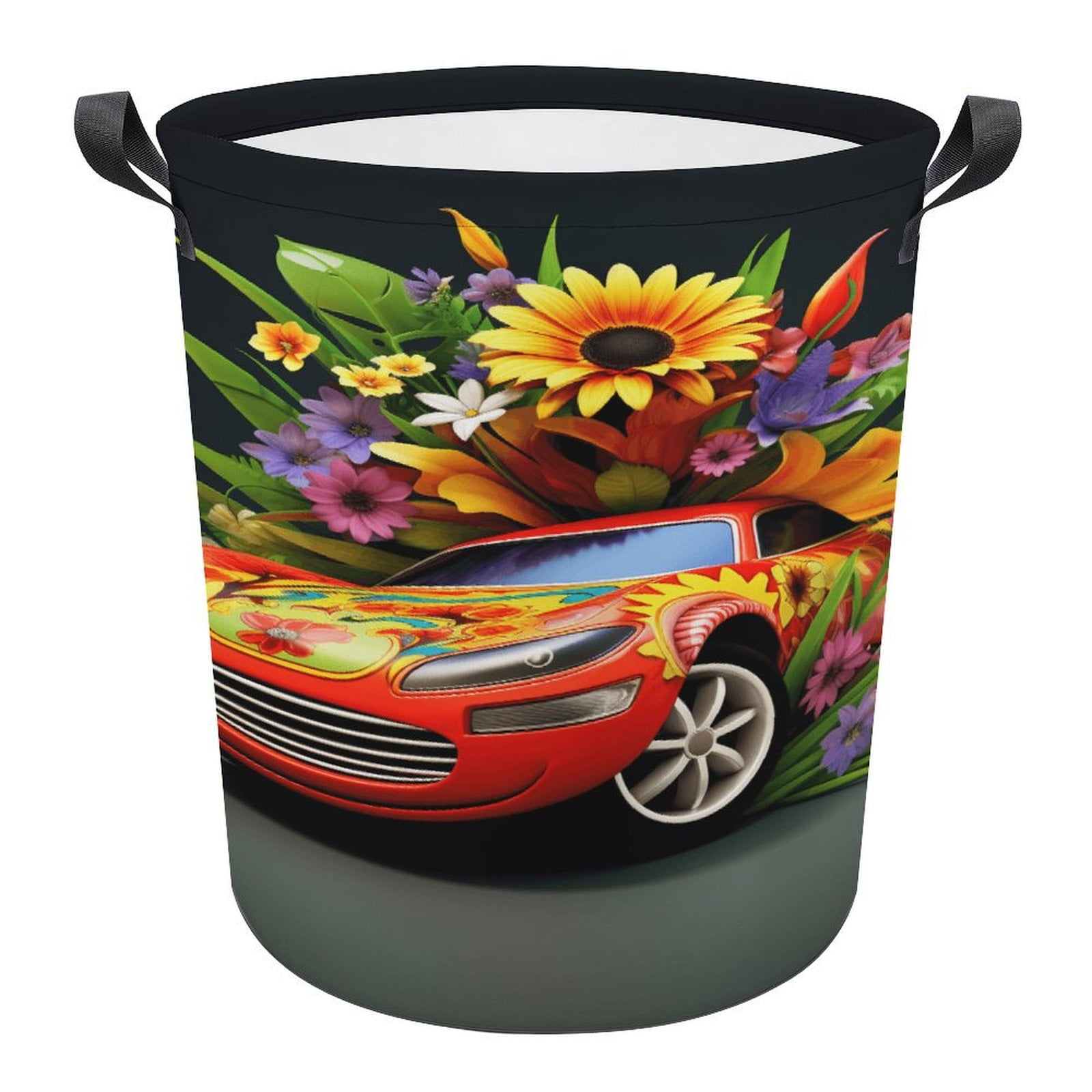 Cool Car Foldable Laundry Basket for Dirty Clothes Storage Hamper Kids ...