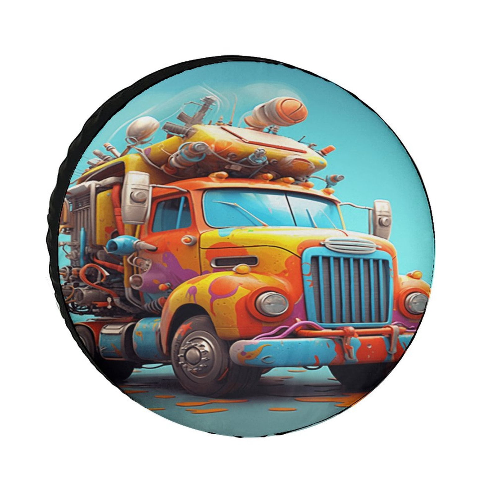Cool Car Spare Tire Cover Weatherproof Wheel Camper Protectors ...