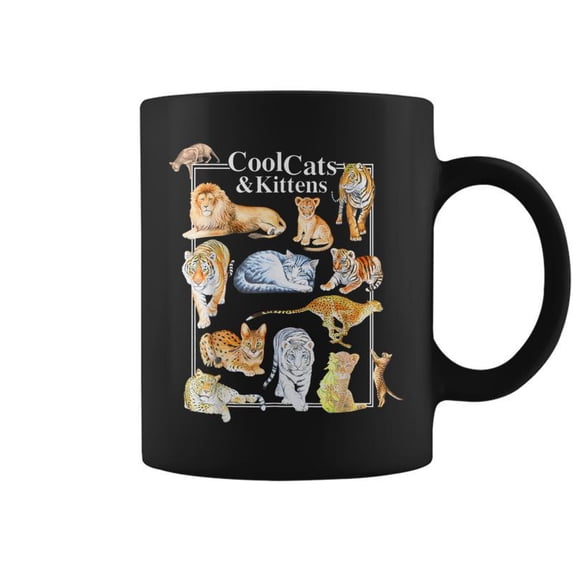 Cool Cats And Kittens Tiger Lion Leopard Felines Coffee Mugs - Walmart.com