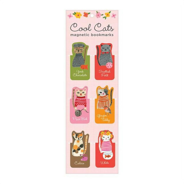 Cool Cats Magnetic Bookmarks - Walmart.com