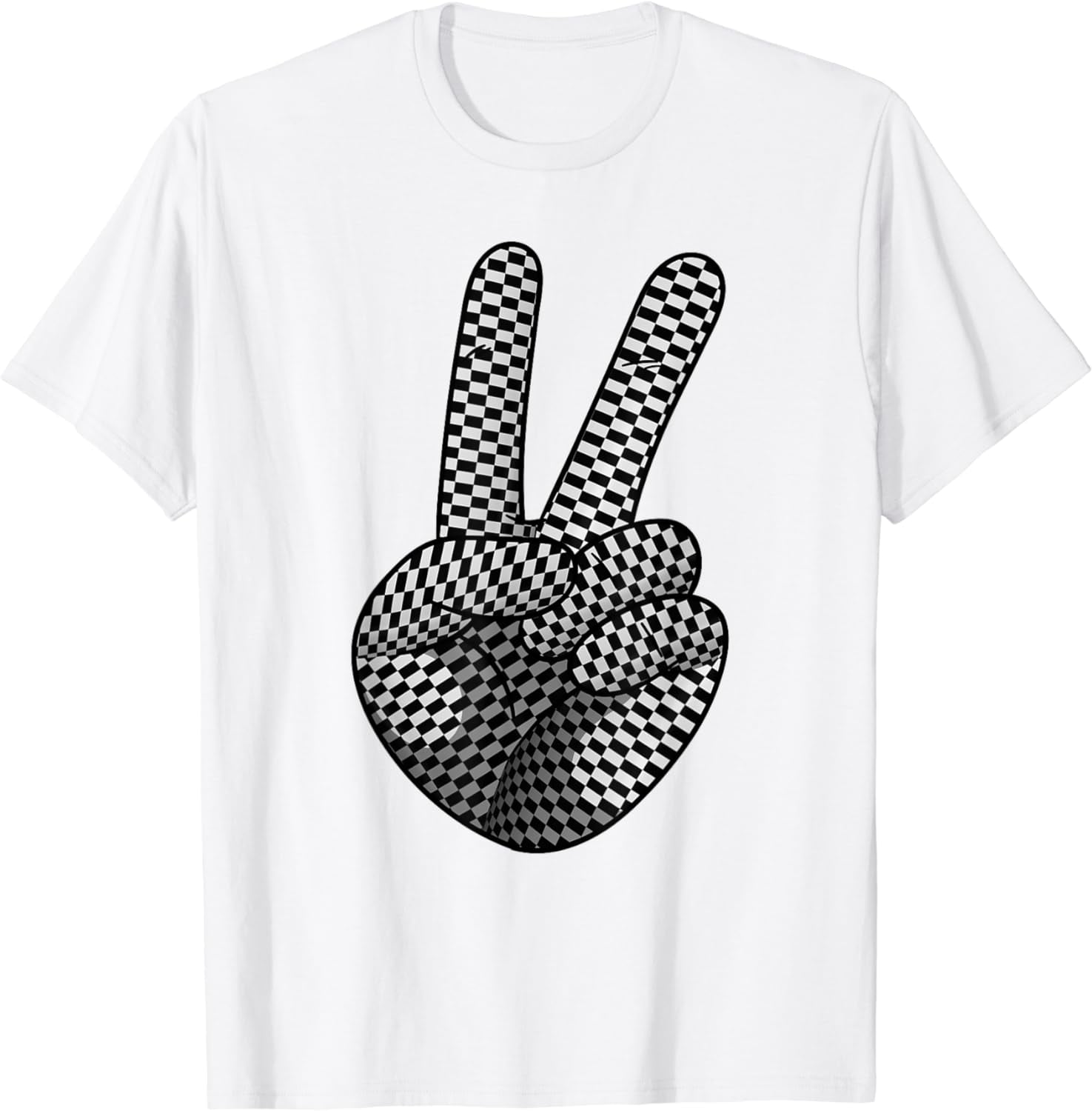 Cool Checkered For Men Women Checker Pattern Checkerboard T-Shirt ...