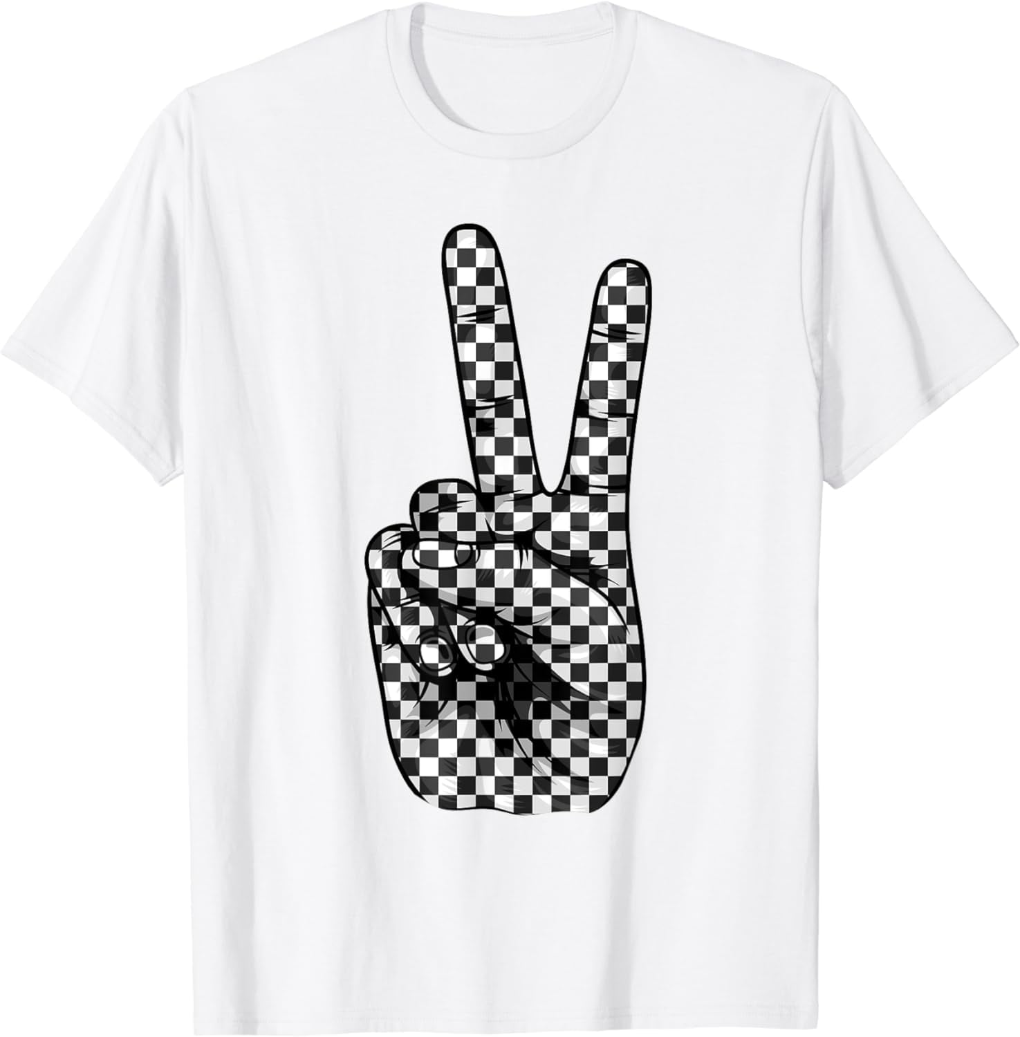 Cool Checkered For Men Women Checker Pattern Checkerboard T-Shirt ...