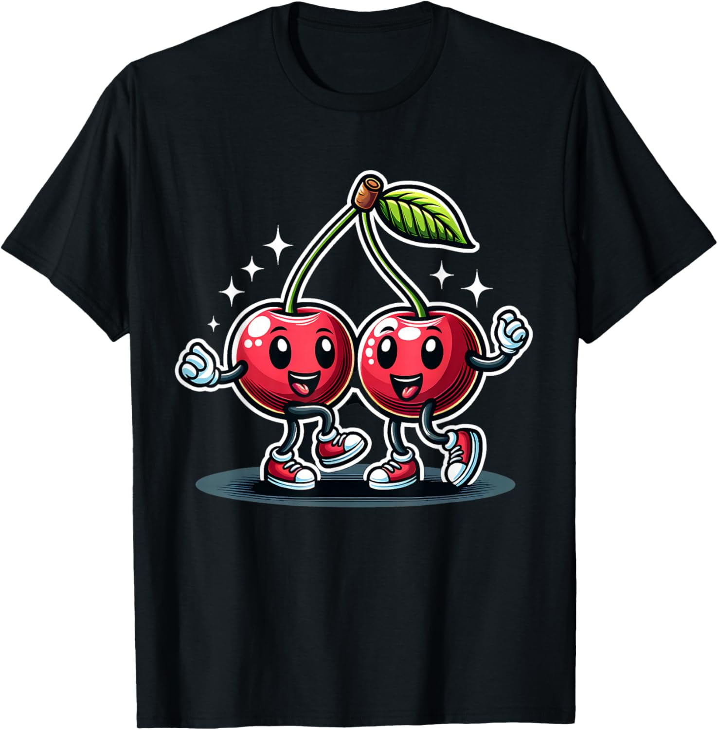 Cool Cherry Design For Men Women Red Cherries T-Shirt tee - Walmart.com