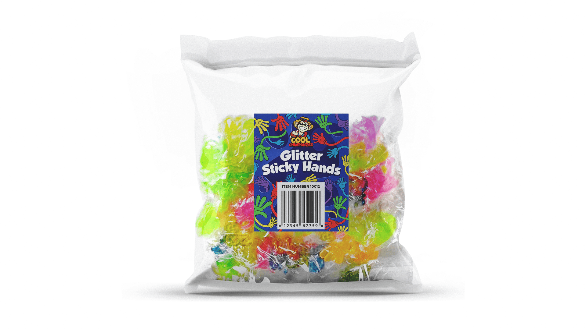Cool Chimpanzee, Stretchy Sticky Hands Party Favors, 100ct - Walmart.com
