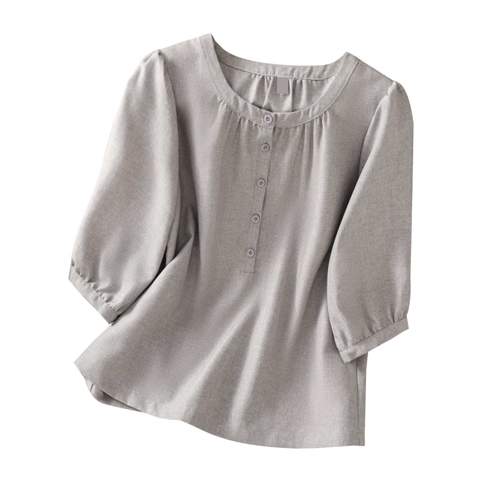 Cool Coat for Women Bohemian Linen Loose Solid Color Business Casual ...