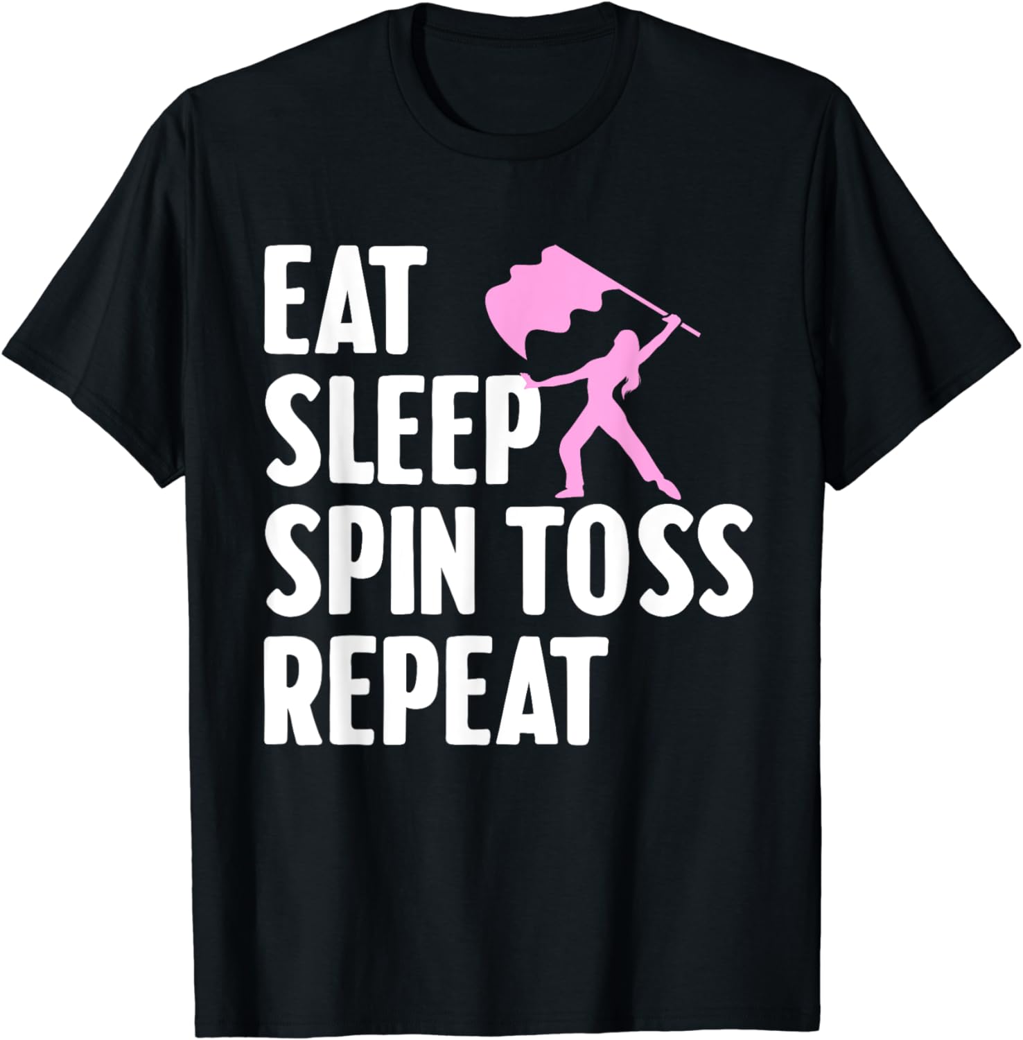 Cool Color Guard For Women Girls Mom Sabre Flag Colorguard T-Shirt ...