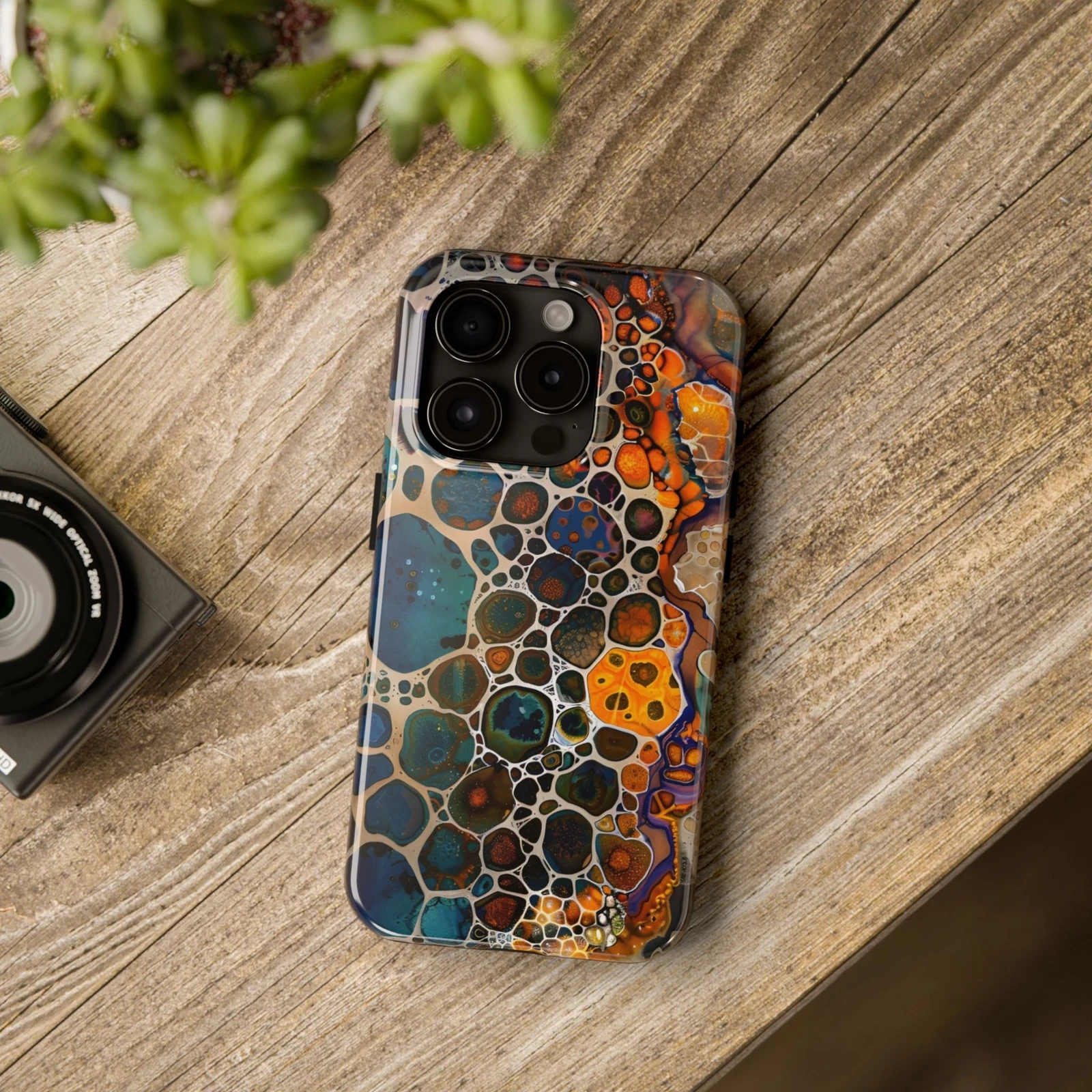 Cool Colorful Shell Print Beach Coastal Graphic Phone Case for iPhone ...