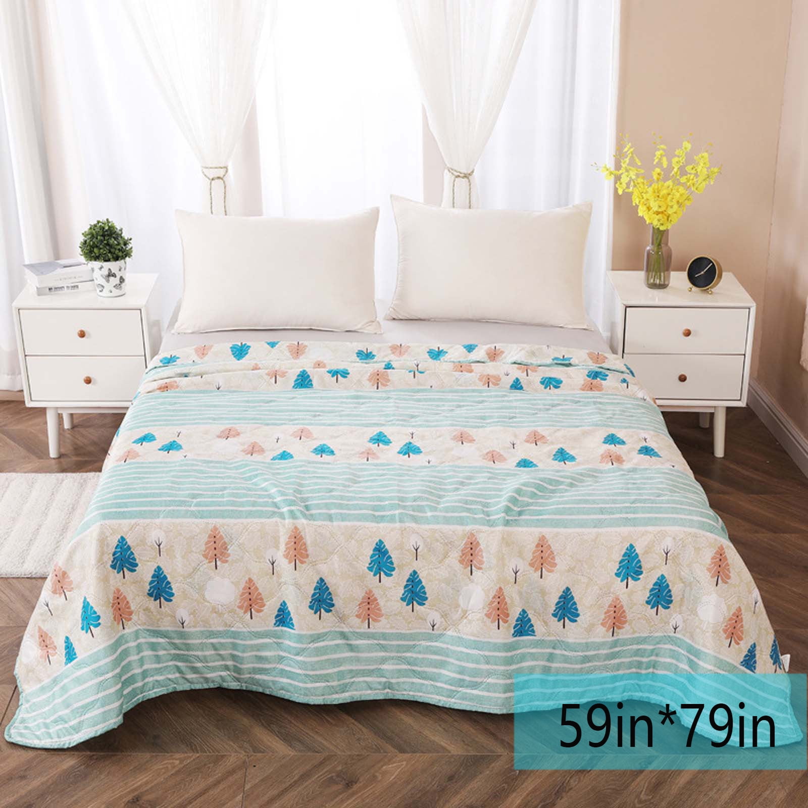 Cool And Comfortable Double Sided Cold Effect Blanket Cool Fiber Soft ...