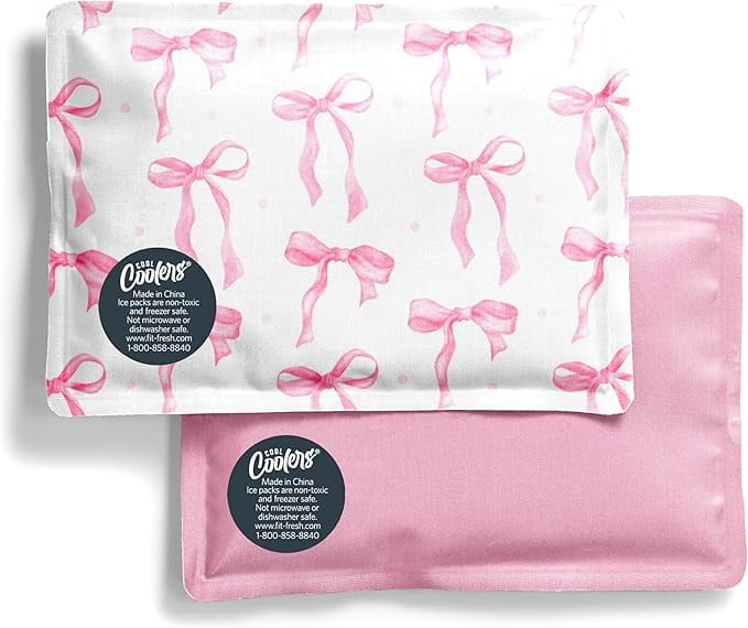 Cool Coolers Reusable XL Flexible Soft Ice Packs for Lunch Box & Cooler ...