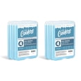 Cool Cooler by Fit + Fresh, XL Slim Ice Packs, 8pk, Reusable Blue ...