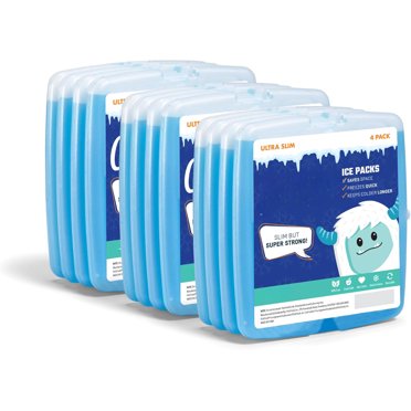 Arctic Ice 1203 Tundra Series Reusable Freezer Ice Pack Medium (1.5 lbs ...