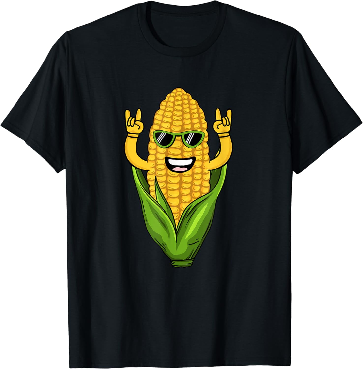 Cool Corn Art Men Women Farmer Dancing Corn On Cob Farming T-Shirt ...