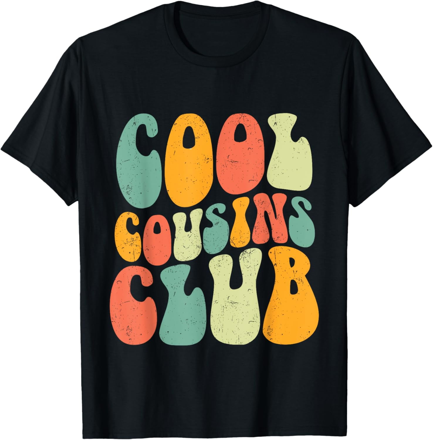 Cool Cousins Club Retro Boys Girls Reunion Matching Family T-Shirt ...