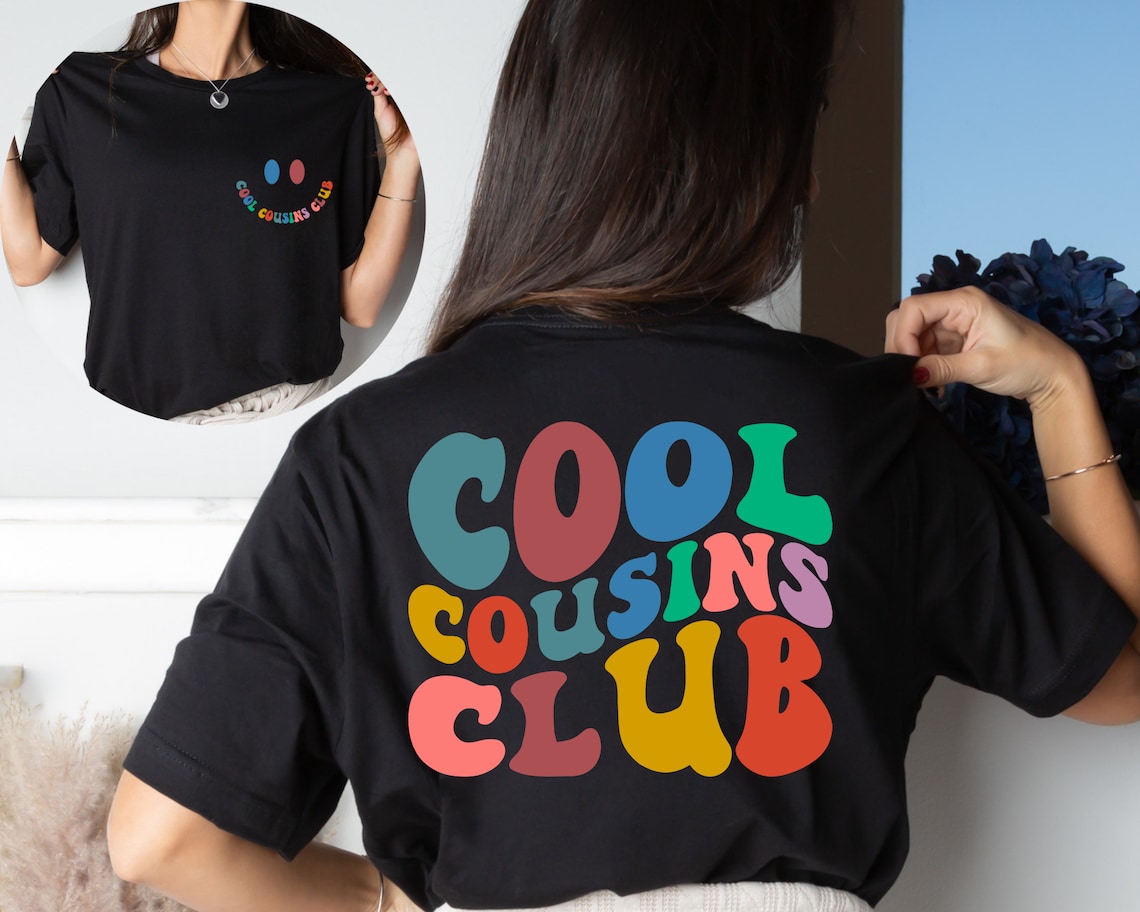 Cool Cousins Club Shirt, Cool Cousin Tee, Cousin Birthday , Cousin ...