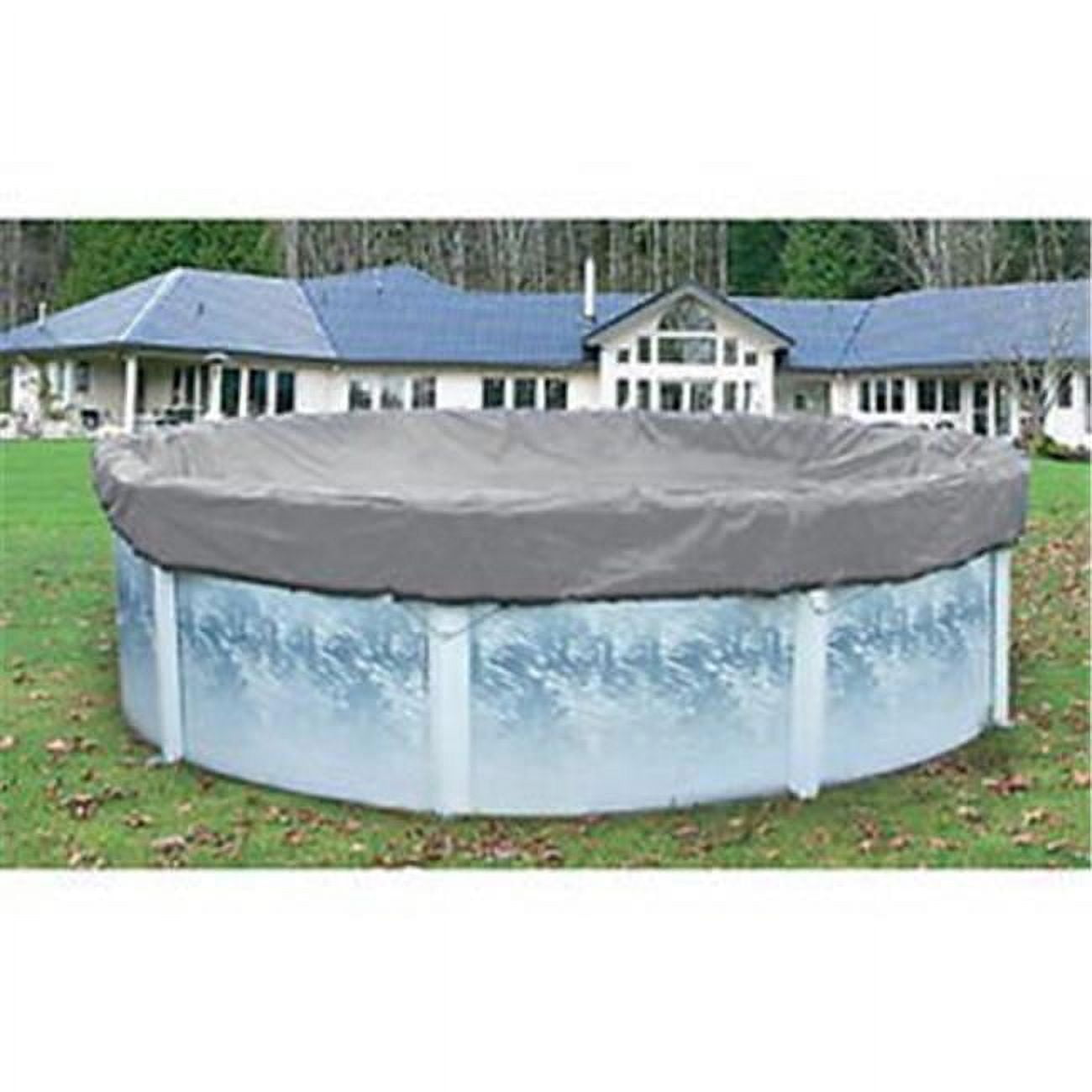 Cool Covers SC30AGS 30 ft. Round Skirted Winter Above Ground Pool Cover ...