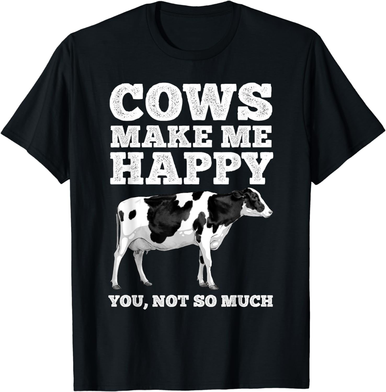 Cool Cow Art For Men Women Cow Farmer Dairy Cows Farm Animal T-Shirt ...