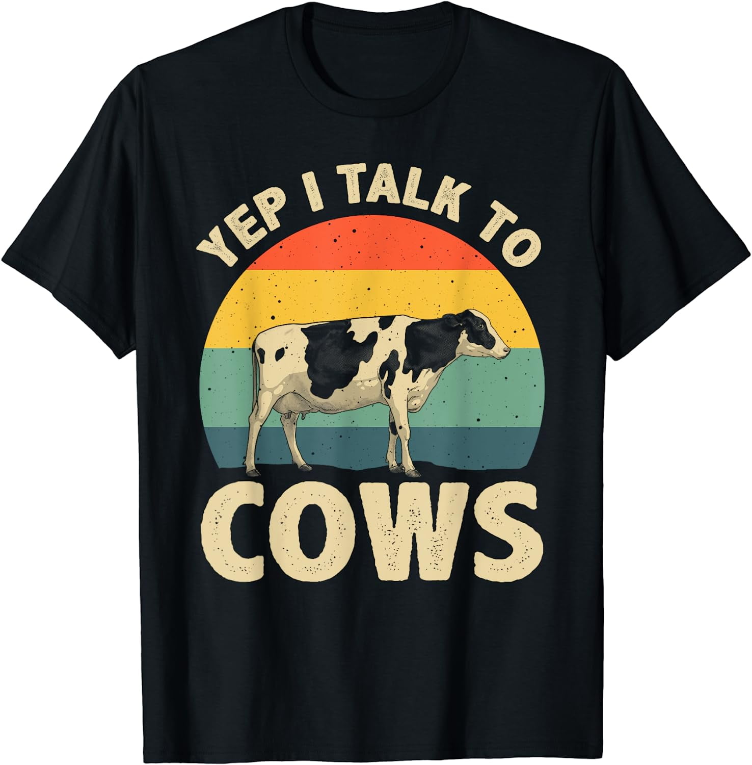 Cool Cow Design For Men Women Dairy Farmer Farming Cow Lover T-Shirt ...