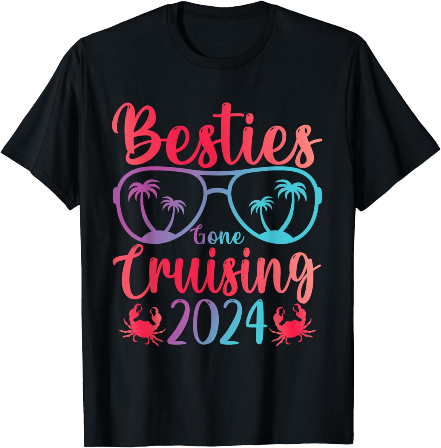 Cool Cruising Friends Squad 2024 Besties Gone Cruising Trip T-Shirt ...