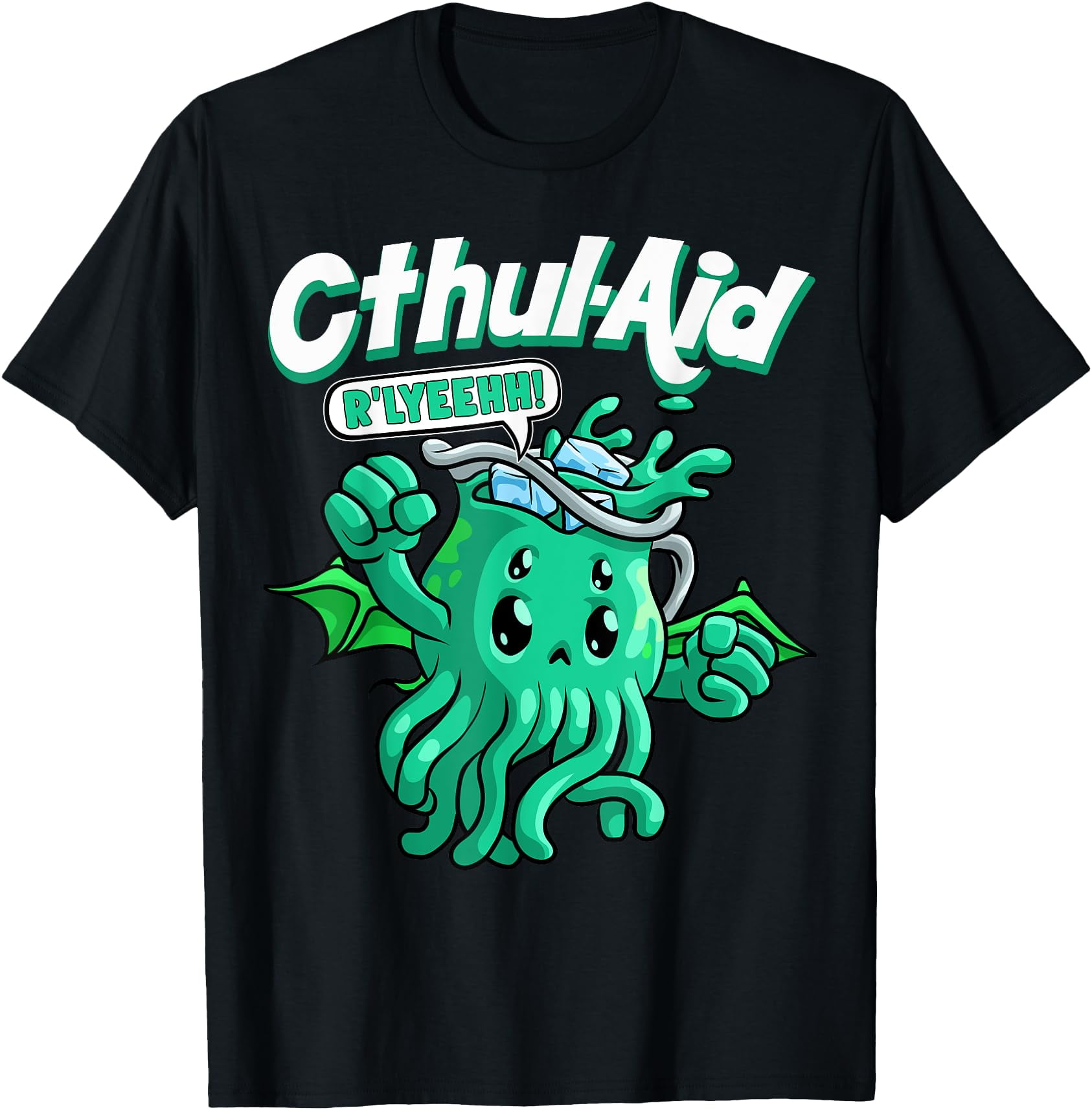 Cool Cthulhu Aid Funny Cthulhu Cute Meme T-Shirt for Men Women Kids ...