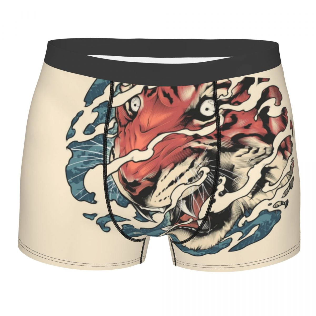 Cool Cute Tiger Boxers Shorts Panties Male Sexy Underpants Stretch Wild ...