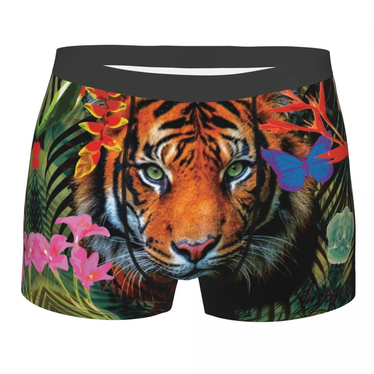 Cool Cute Tiger Boxers Shorts Panties Male Sexy Underpants Stretch Wild ...