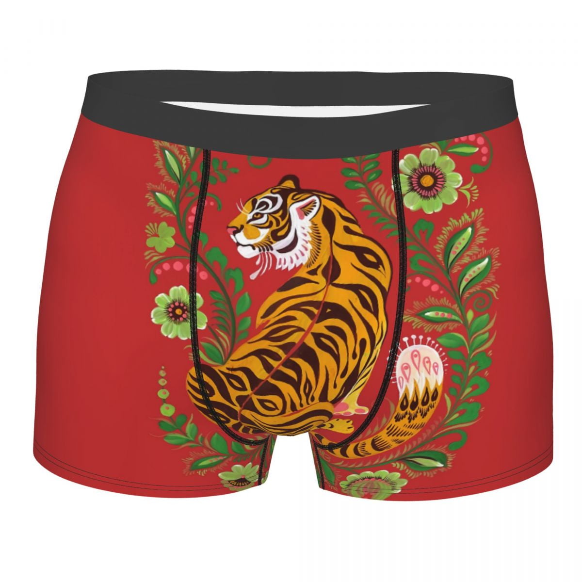 Cool Cute Tiger Boxers Shorts Panties Male Sexy Underpants Stretch Wild ...