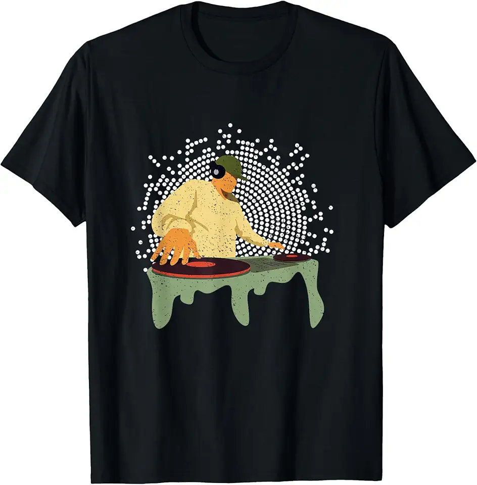 Cool DJ Club Mix Music Deejay Playing Remixes Nightclub Gift T-Shirt ...