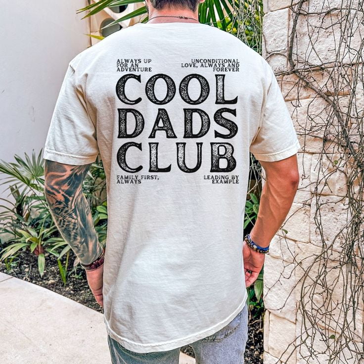 Cool Dads Club Comfort Colors Shirt, The Cool Dad Stuff, 1st Father Day ...