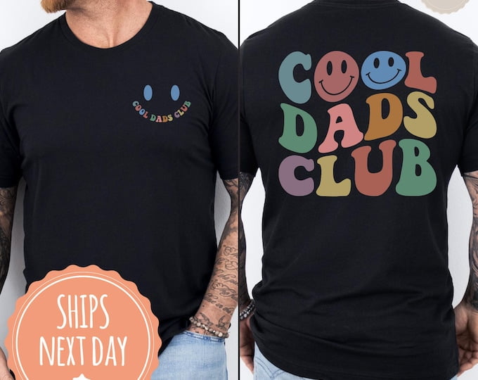 Cool Dads Club Shirt - Dad T-shirt - Cool Daddy Tee - - Birthday Dad ...
