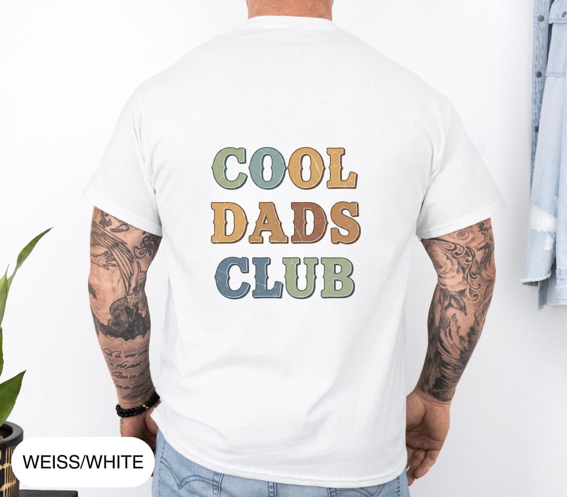 Cool Dads Club T-Shirt Father Day Funny Dad Husband Men Clothes Tee ...