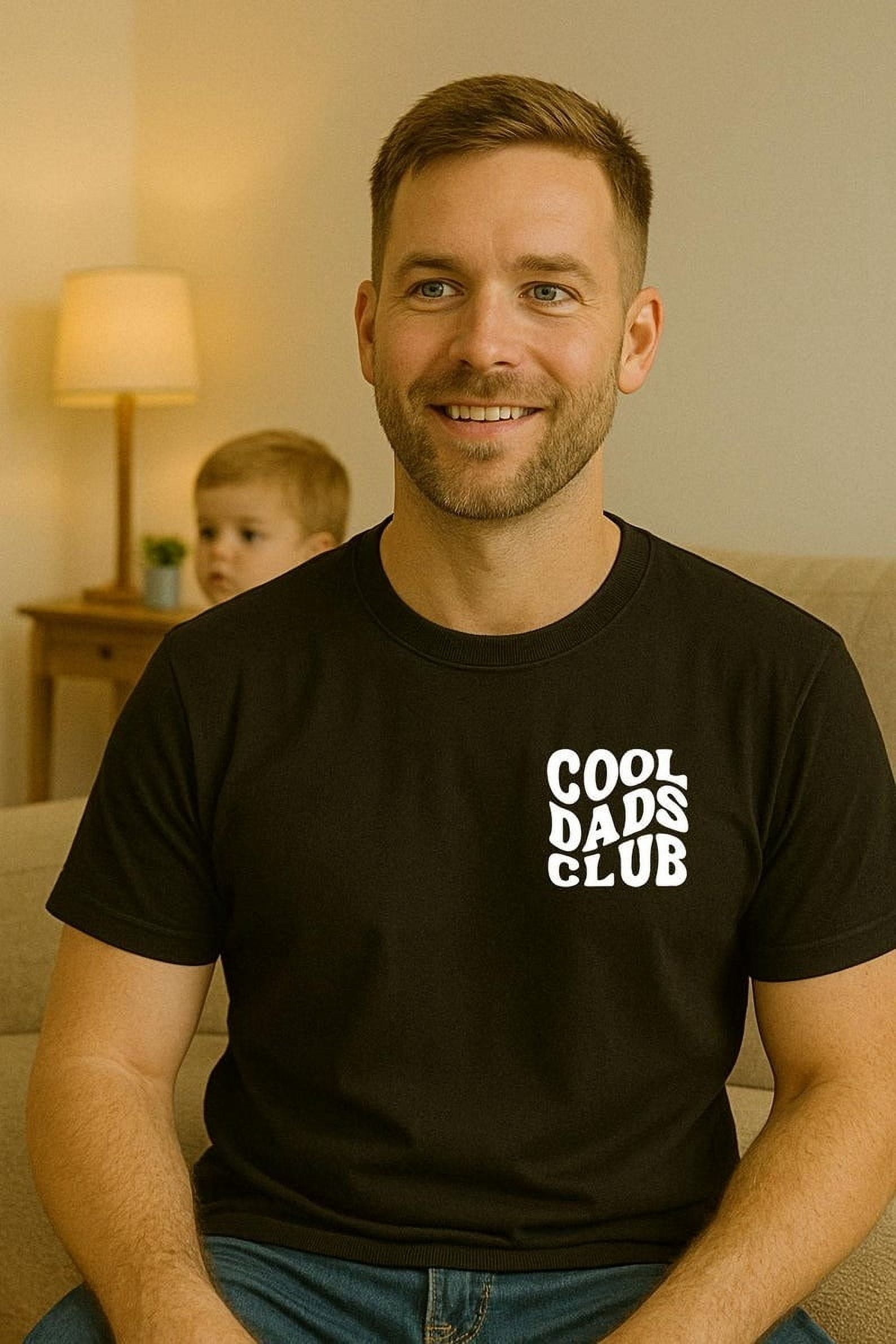 Cool Dads Club T-Shirt – Minimalist Graphic Tee for Stylish Dads ...