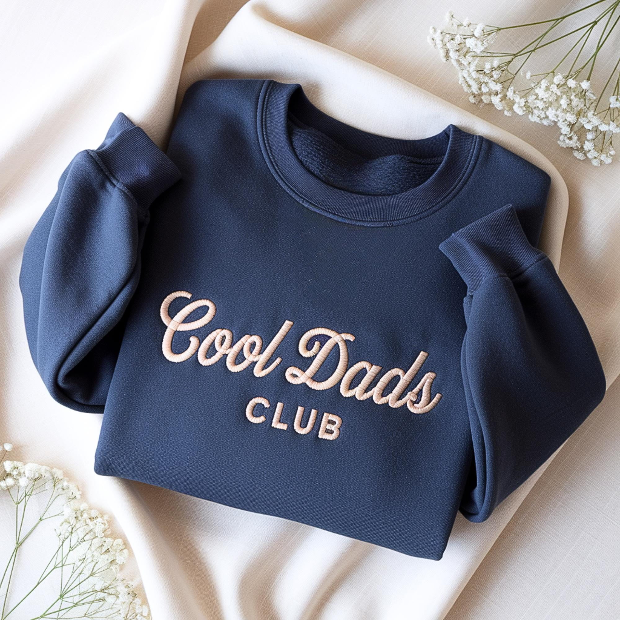 Cool Dads Embroidered Sweatshirt, Cool Dads Club Shirt, New Dad Shirt ...