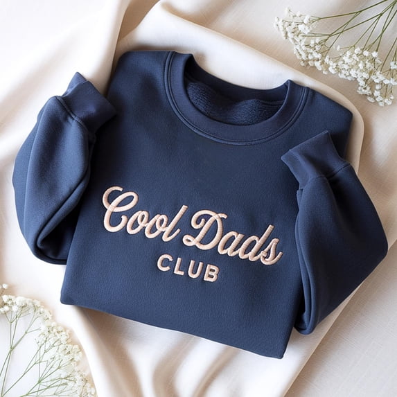 Cool Dads Embroidered Sweatshirt, Cool Dads Club Shirt, New Dad Shirt ...