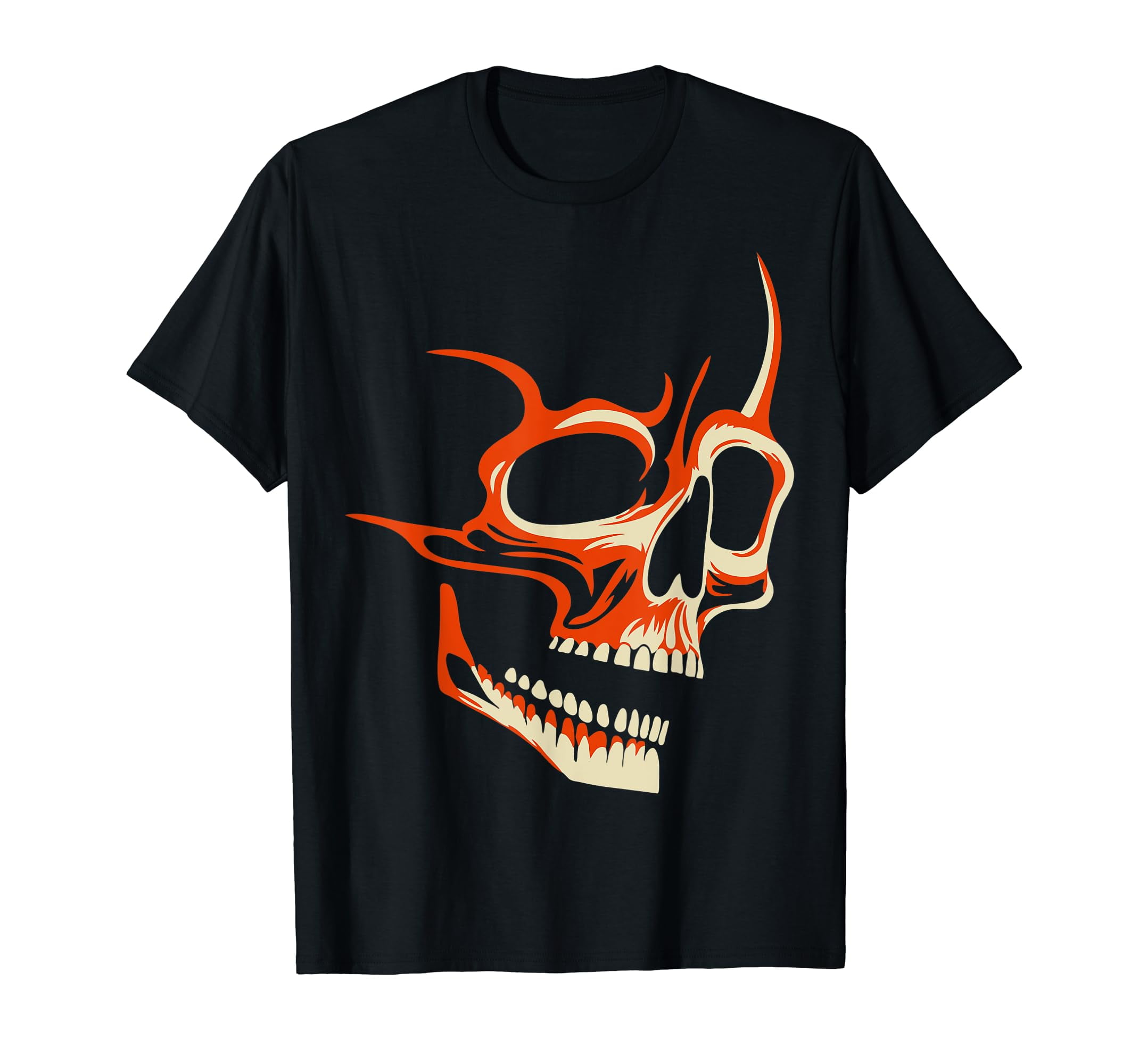 Cool Death Skull Design Dark Edgy Style Version 1 T-Shirt - Walmart.com
