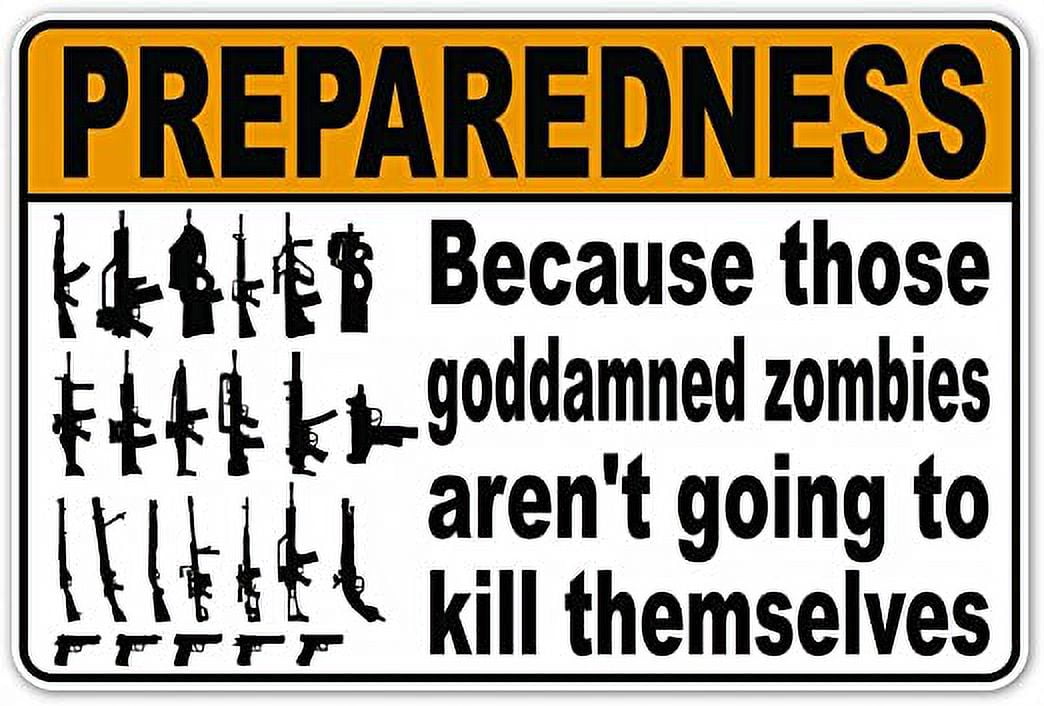 Cool Design Preparedness Zombies Zombie Killing Weapon Silhouettes ...
