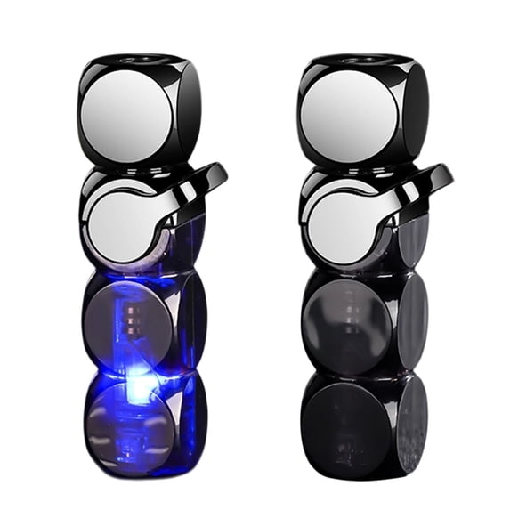 Cool Dice Lighter with LED Lights, Windproof Butane Novelty Lighter for ...